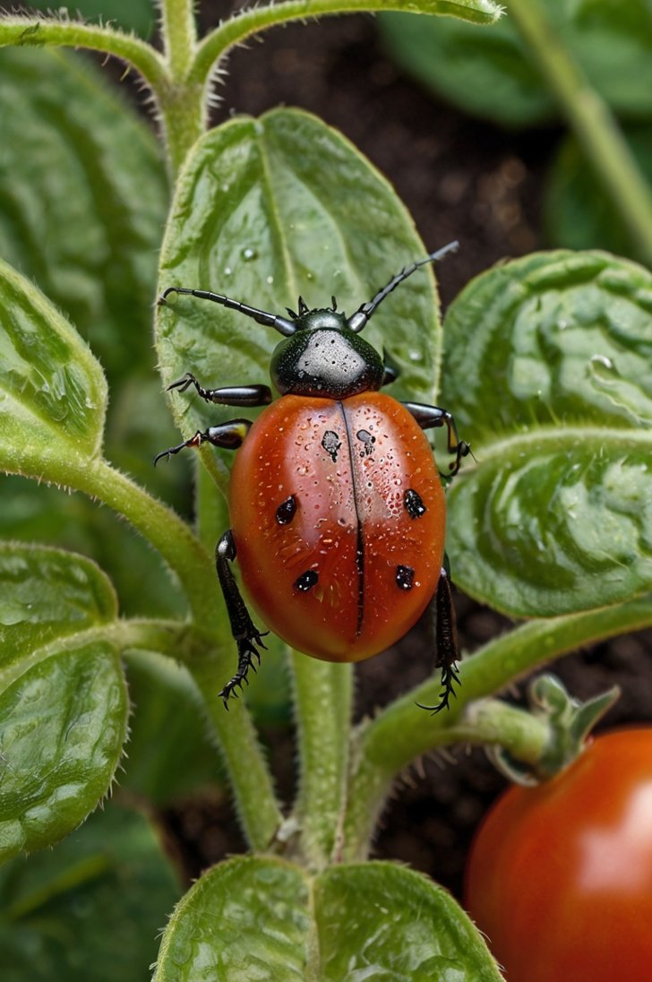 Organic Solutions to Combat Flea Beetles on Tomato Plants