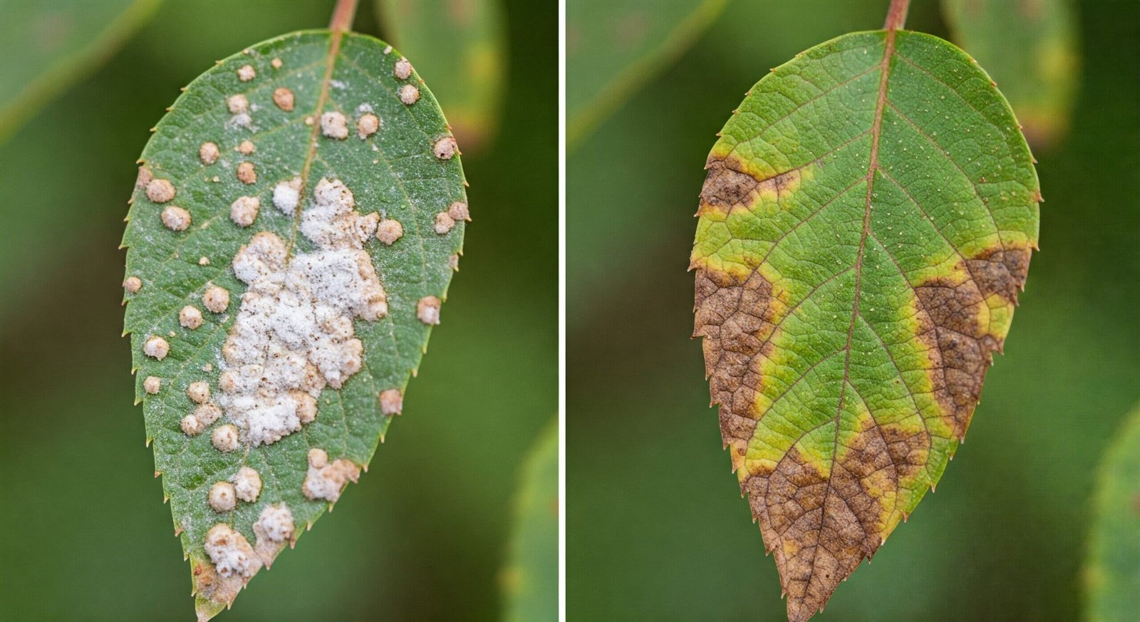 Spot the Difference: How to Identify Fungal vs Bacterial Plant Diseases