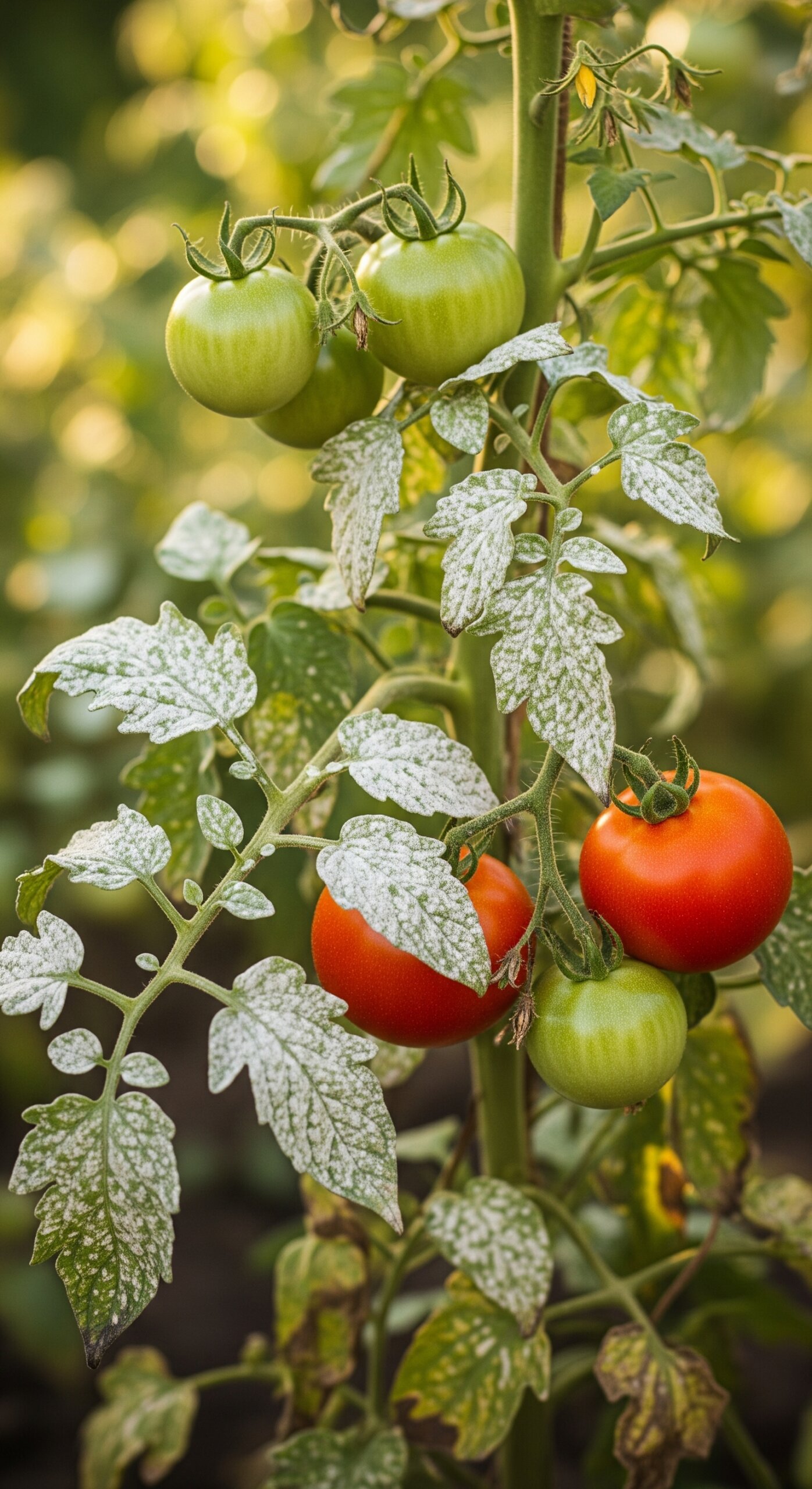 Powdery Mildew on Tomatoes: Identification, Treatment, and Prevention