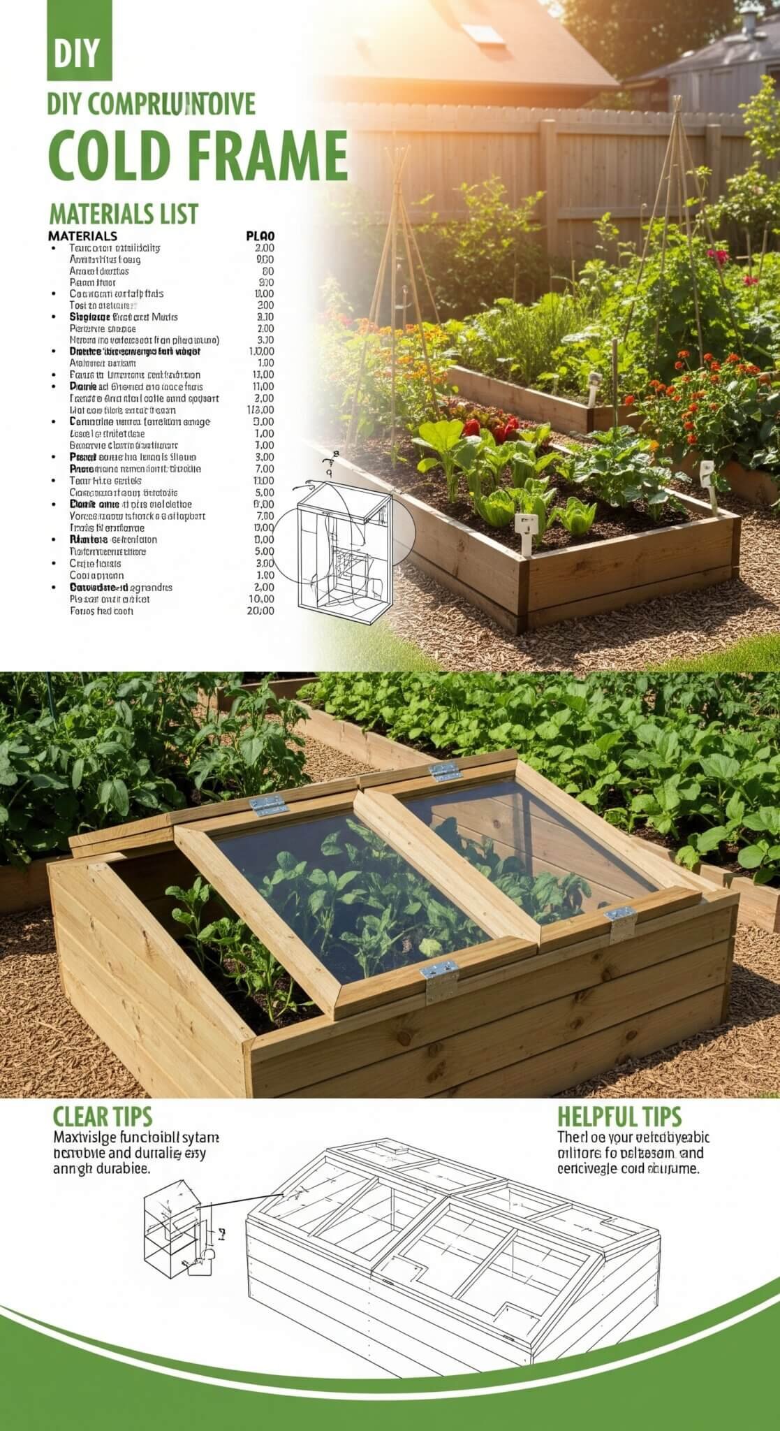 DIY Cold Frame Plans: Complete Guide to Year-Round Garden Extension
